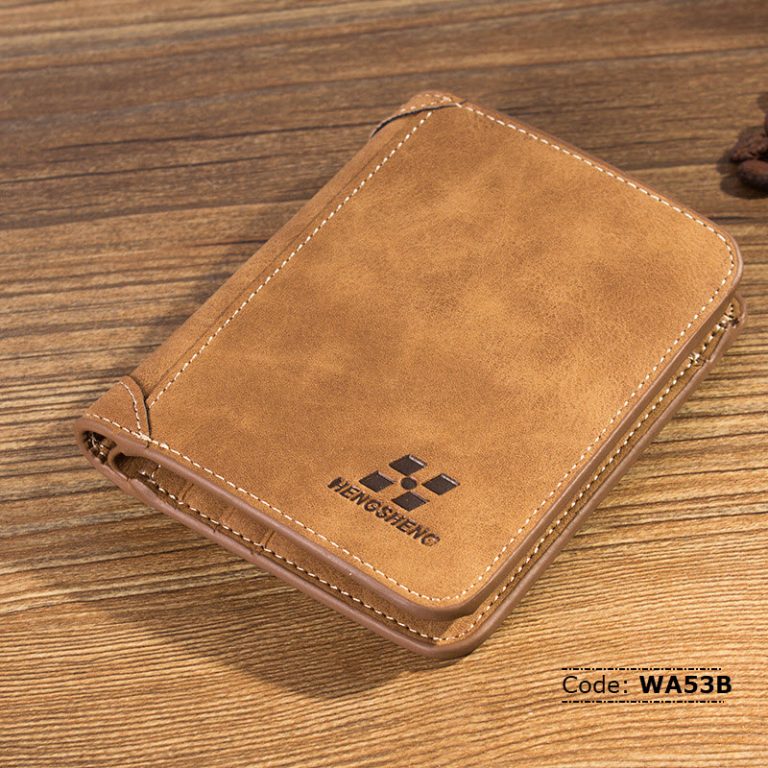 WA53 HENGSHENG 3 Fold Fashion Wallet for Men - RetailBD