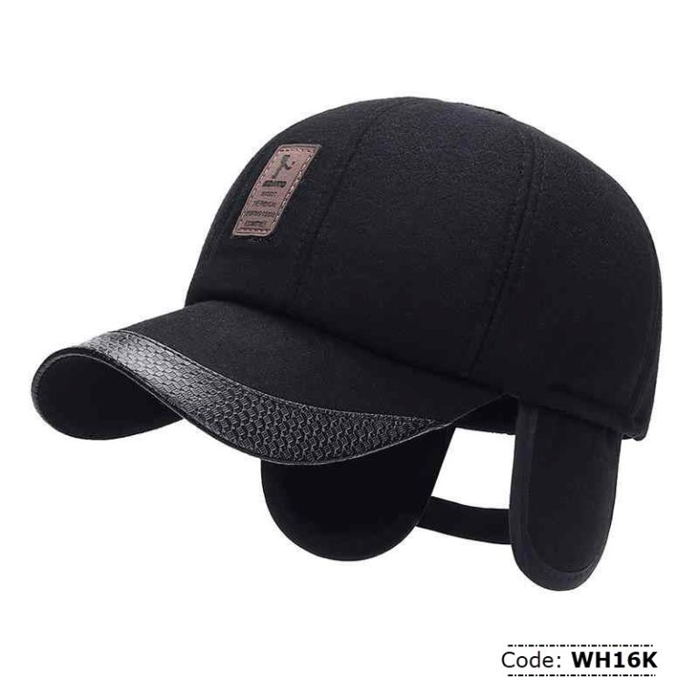 WH16K Winter Baseball Cap with Ear Flap - RetailBD