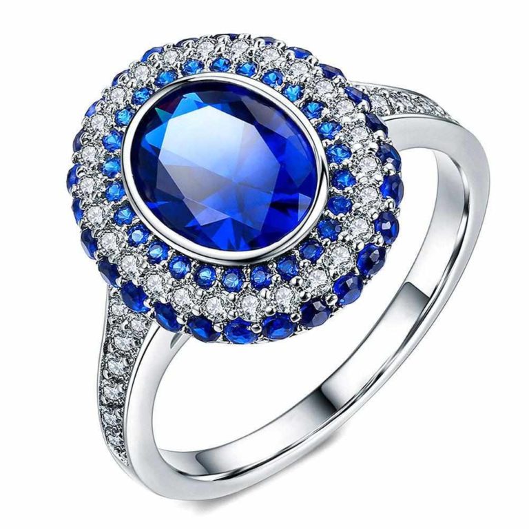 D119 Rhinestone Fashion Finger Ring - RetailBD