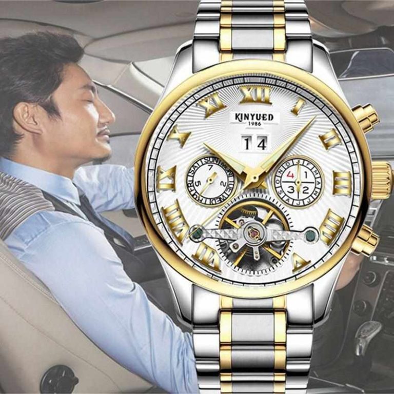 KY35W KINYUED Automatic Tourbillon Watch - RetailBD