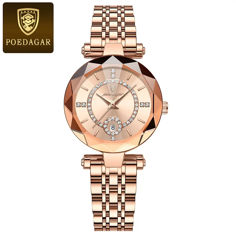 K1013 POEDAGAR PO726 Luxury Romantic Watch for Women - RetailBD