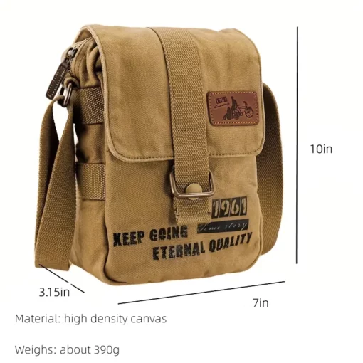 B1057 XINCADA Premium Canvas Crossbody Sling Bag - RetailBD
